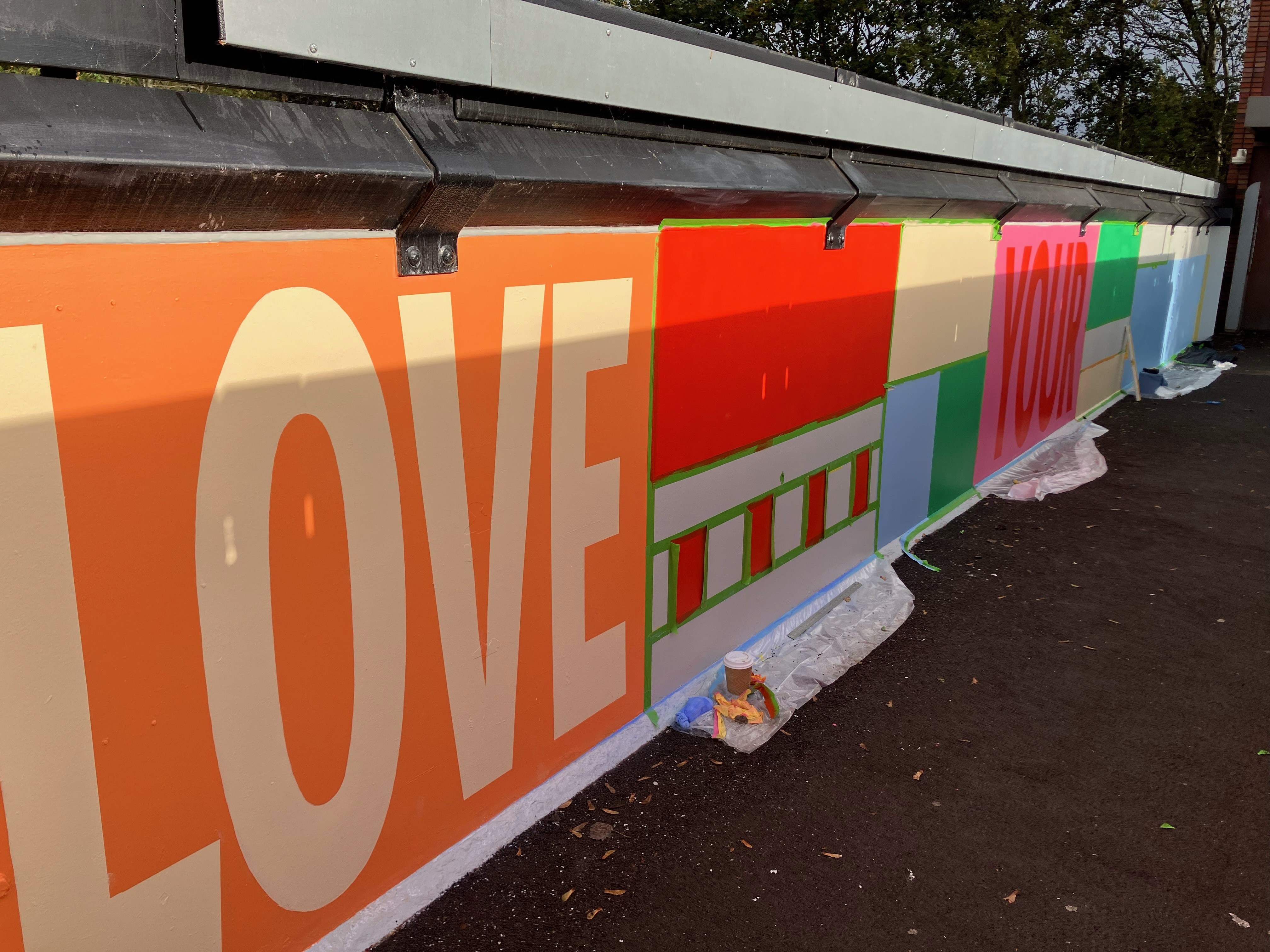 New artwork brings a splash of colour to Merseyside station bridge ...